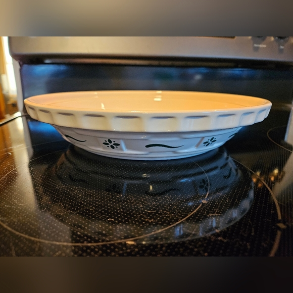 Longaberger | Kitchen | Longaberger Pottery Woven Traditions Pie Plate ...